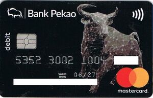 Bank Card: Zodiac - Taurus (Bank Polska Kasa Opieki SA/Bank Pekao SA ...