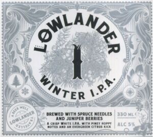 Drink Label: Lowlander I Winter IPA (Lowlander Beer Co, NetherlandsCol ...