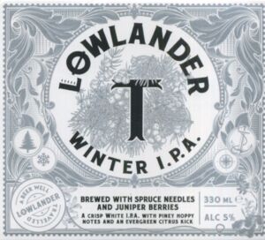 Drink Label: Lowlander T Winter IPA (Lowlander Beer Co, NetherlandsCol ...