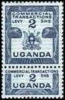 Stamp: Coat of arms of Uganda (Uganda: Revenue Stamps(Commercial ...