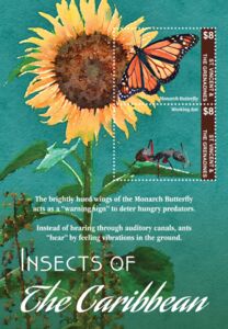 Stamp: Insects of the Caribbean (Saint Vincent and The Grenadines ...