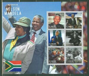 Stamp: Nelson Mandela (Saint Vincent and The Grenadines(Nelson Mandela ...