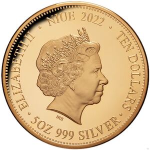 钱币: 10 Dollars (Apex Predators - Lion and Hyenas) (纽埃(Numismatic ...