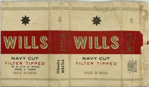 Cigarette Pack: Wills (India, RepublicCol:IN-CT-0039