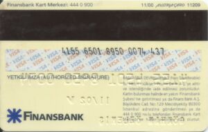 Bank Card: Galaxy Card (Finansbank, Türkiye (Turkey)Col:TR-VI-0107.04