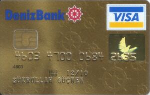 Bank Card: DenizBank (Denizbank, Türkiye (Turkey)Col:TR-VI-0315.02