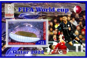 Stamp: Sports FIFA World Cup 2022 in Qatar (Gambia: Illegal Stamps(FIFA ...