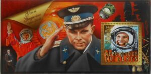 Stamp: Yuri Gagarin Cosmonaut of the USSR (Benin: Illegal Stamps(Yuri ...