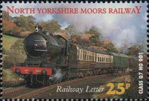 Stamp: 75th Anniversary of NER Class Q7 No. 901. (United Kingdom ...
