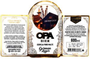 Drink Label: Opa Bier German Lager (Cervejaria Joinville Ltda ...