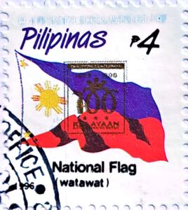 Timbre: Philippine Flag (Philippines(Philippine Flag and National ...