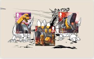 Stamp: Transformers Prestige Booklet - Pane 4 (United Kingdom of Great ...