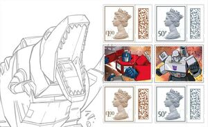 Stamp: Transformers Prestige Booklet - Pane 5 (United Kingdom of Great ...
