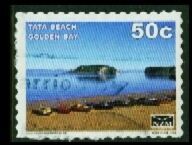 Stamp: Tata Beach, Golden Bay (New Zealand: Private Post Offices(New ...