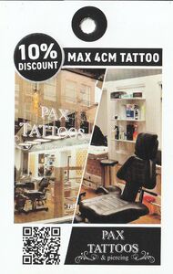 Tarjeta Funcional: Pax Tattoos - max 4cm tattoo (Advertising and ...