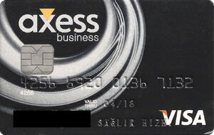 Bank Card: Axess - Busines (Akbank T.A.Ş., Türkiye (Turkey)Col:TR-VI-0505