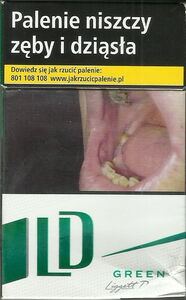 Cigarette Pack: LD Green (PolandCol:PL-CT-0514