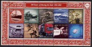 Stamp: Transport (New Zealand(Moving The Mail) Mi:NZ 1880I-1889IKB,Yt ...
