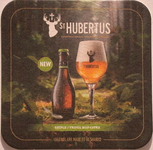 Bierviltjes: St Hubertus (Belgian Import Beverage Company, BelgiëCol:BE ...