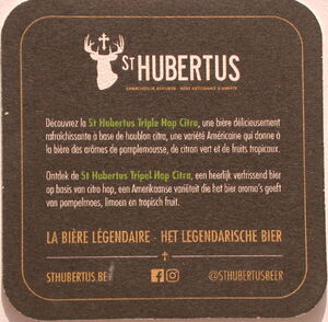 Bierviltjes: St Hubertus (Belgian Import Beverage Company, BelgiëCol:BE ...