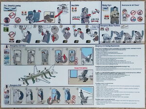 Safety Card: Boeing 757 (National Airlines (N8), United States of ...