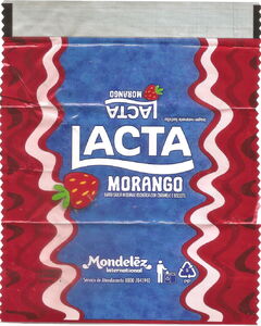 Chocolate Wrapper: Lacta Morango (Mondelez Brasil Ltda., BrazilCol:BR-00214