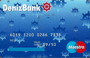 Banka Kartı: Denizbank (Denizbank, TürkiyeCol:TR-MS-0131