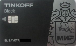 Bank Card: TINKOFF Black MIR Advanced (Tinkoff Credit Systems ...