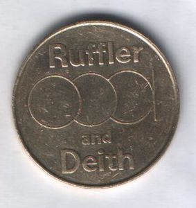 Token: 10 Pence (Ruffler & Deith) (0001) (United Kingdom of Great ...