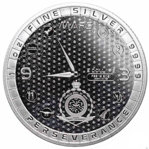Coin: 2 Dollars (Perseverance Mars Rover) (Niue(Numismatic Product ...