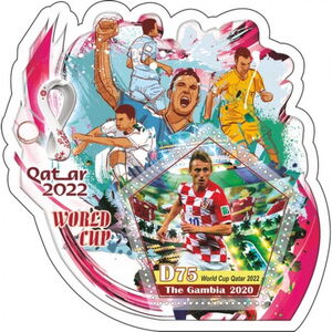 Stamp: Sports FIFA World Cup 2022 in Qatar I (Gambia: Illegal Stamps ...