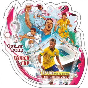 Stamp: Sports FIFA World Cup 2022 in Qatar I (Gambia: Illegal Stamps ...
