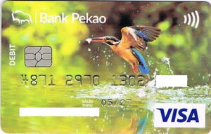Bank Card: Birds (Bank Polska Kasa Opieki SA/Bank Pekao SA, PolandCol ...