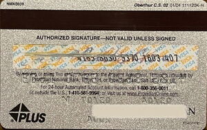 Tarjeta de Banco: Visa Platinum (Providian National Bank (United States ...