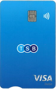 Bank Card: VISA TSB Debit Card (TSB Bank, United Kingdom of Great ...
