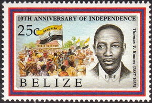 Stamp: Thomas V Ramos (1887-1955) (Belize(Famous Belizeans) Mi:BZ 1074 ...