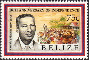 Stamp: Antonio Soberanis (1897-1975) (Belize(Famous Belizeans) Mi:BZ ...