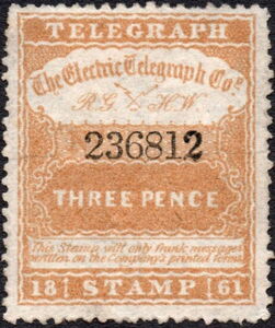 Stamp: Initialled 'R.G. .. H.W.' (United Kingdom of Great Britain ...