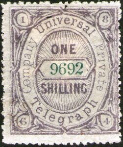 Stamp: Denomination in text (United Kingdom of Great Britain & Northern ...