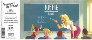 Drink Label: Juffie Blond (Brouwerij De School, NetherlandsCol:NL-BEER ...