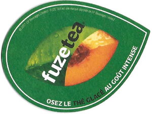 Sous-bock de bière: Fuze Tea (Coca-Cola Belgique et Luxembourg ...