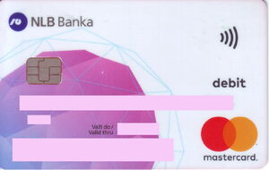 Bank Card: NLB Mastercard debit (NLB Banka, SerbiaCol:RS-MC-0010