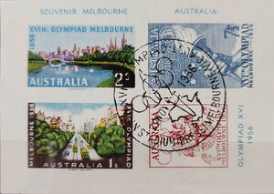 Stamp: Melbourne 1956 (Australia: Cinderella Stamps(Olympic Games ...