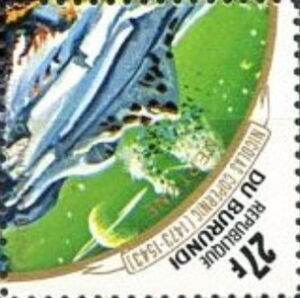 Stamp: Astronomy: Neptune (Burundi(The 500th Anniversary of the Birth ...