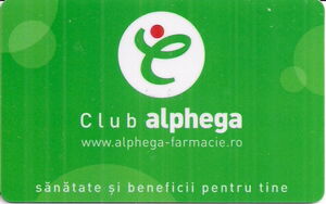 Functional Card: Alphega Club (Pharmacies and Drugstores, Romania ...