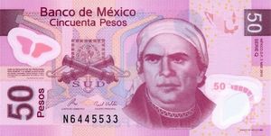 Banknote: 50 Pesos (Mexico(2004-2023 Issue) Wor:P-123 q