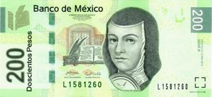 Banknote: 200 Pesos (Mexico(2004-2022 Issue) Wor:P-125g.1