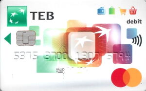 Banka Kartı: TEB Debit (Turk Ekonomi Bankasi, TürkiyeCol:TR-MC-0562 💳
