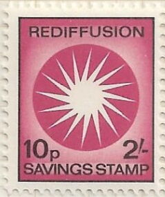 Stamp: Rediffusion logo (United Kingdom of Great Britain & Northern ...