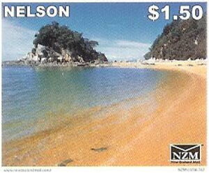Stamp: Nelson - Large Format (New Zealand: Private Post Offices(New ...